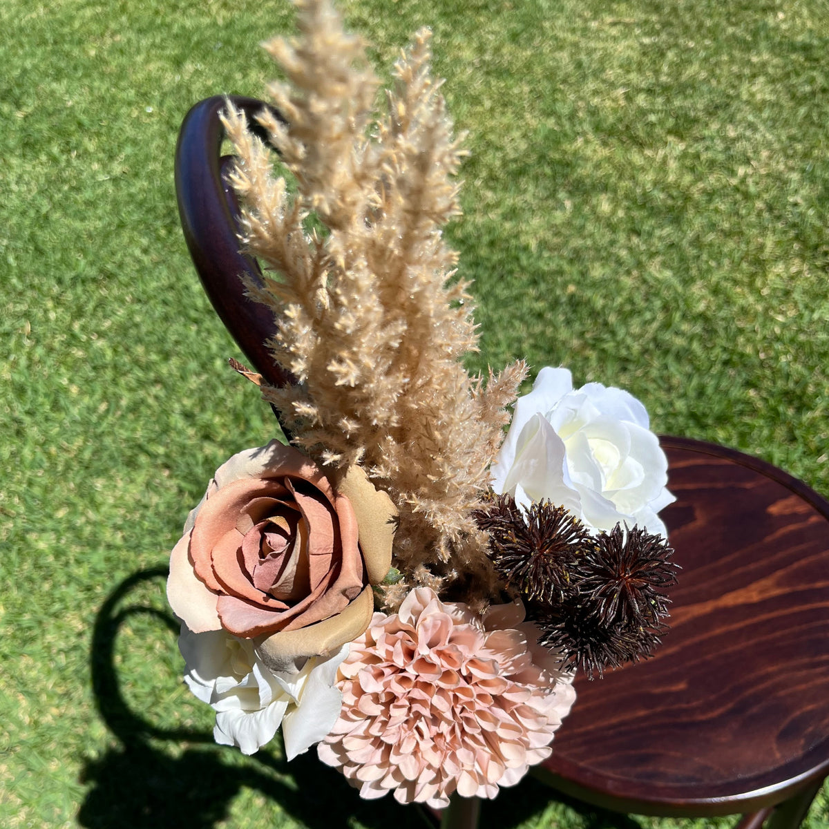 Elizabeth floral pew flower – Fairytale Events Pty Ltd