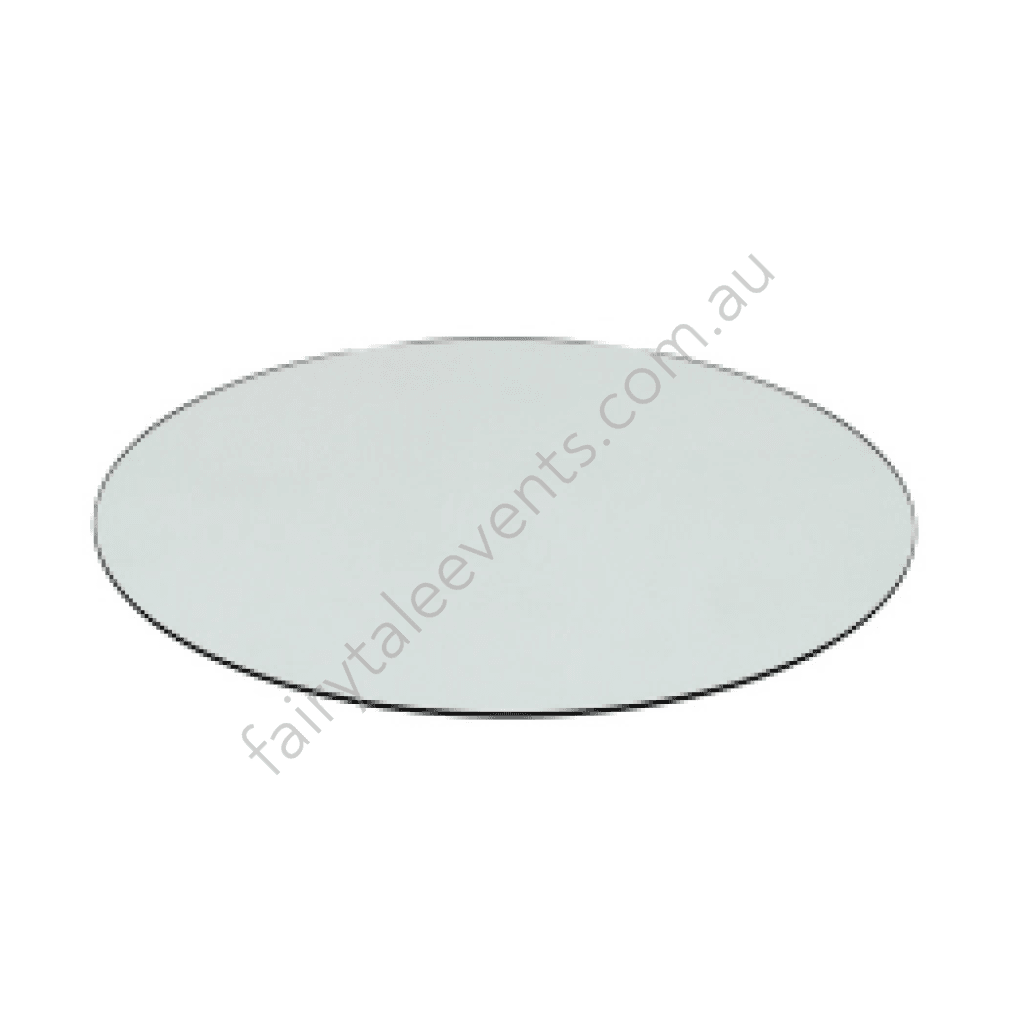 Round mirror display plate 40cm – Fairytale Events Pty Ltd