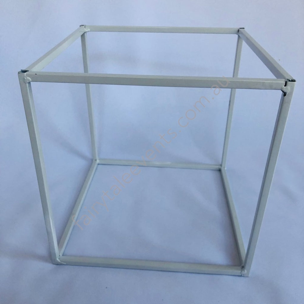 White cube frame 30cm – Fairytale Events Pty Ltd